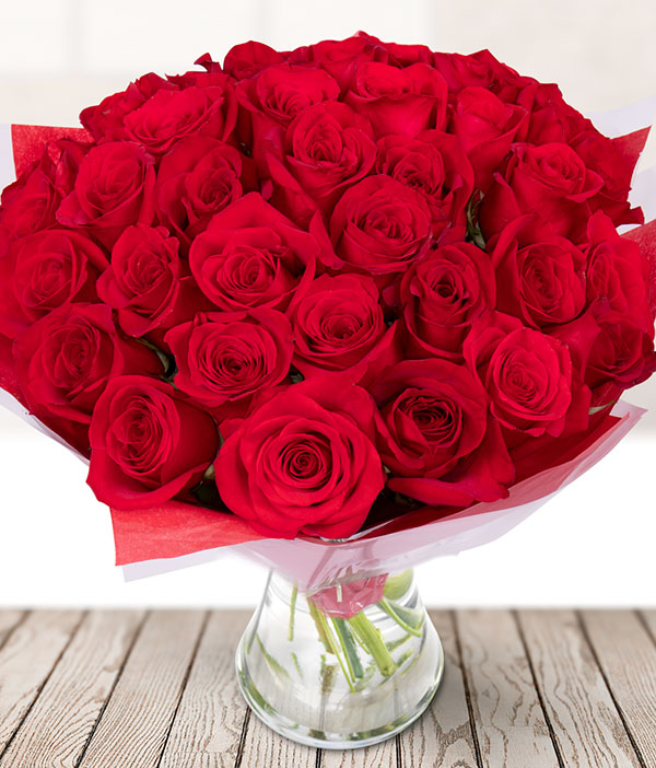 36 Red Roses | Valentines Flowers | Teleflorist.ie